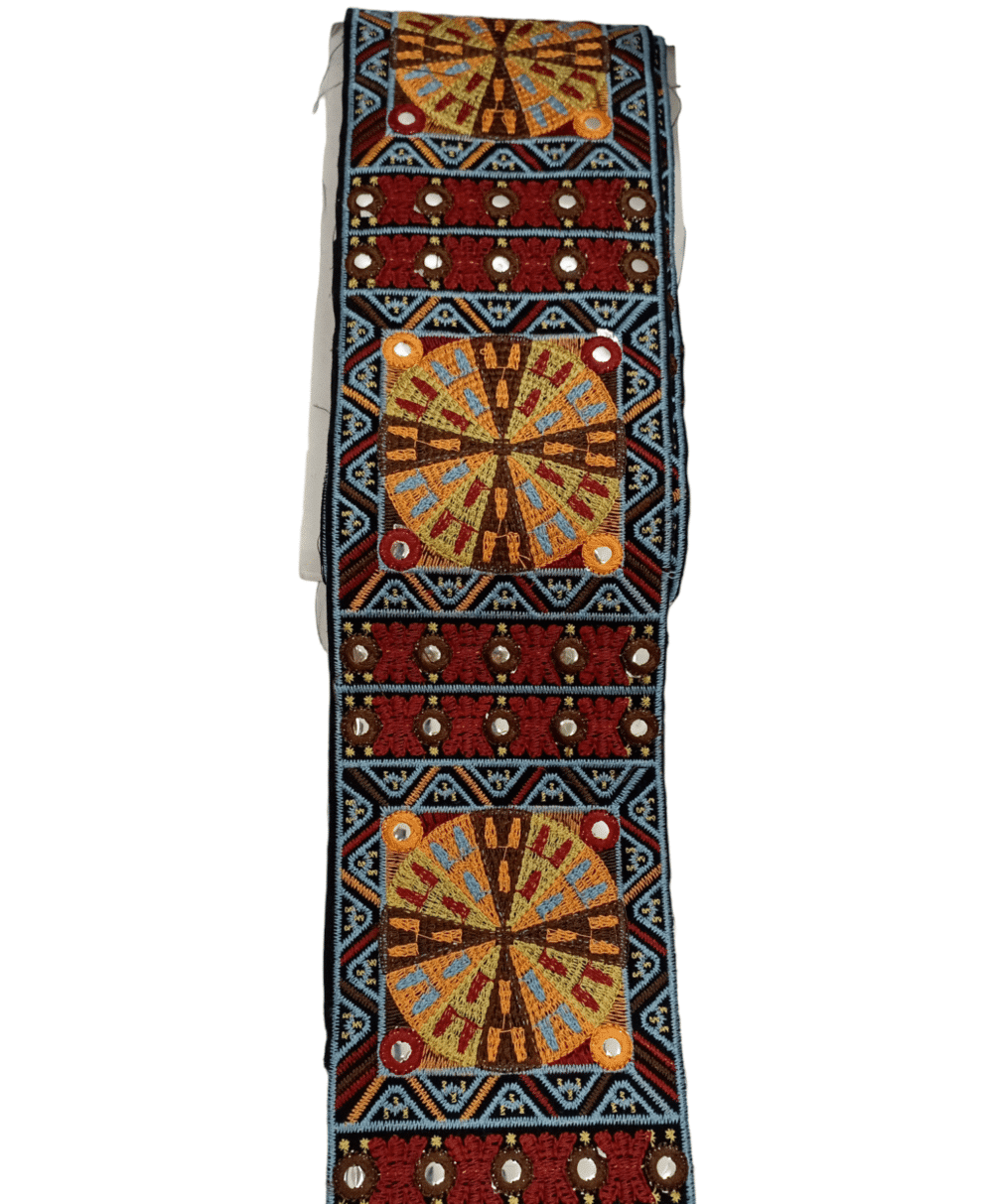 RANDA HINDU 10 CM X 1 METRO | El Adorno Mercería